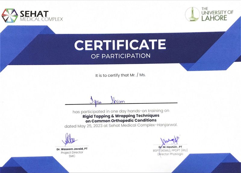 Dr Iqra Ikram PT on LinkedIn: #tapping #wrapping #orthopedic #condition ... Dr Iqra Ikram PT on LinkedIn: #tapping #wrapping #orthopedic #condition ...