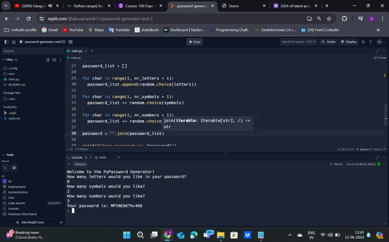 How I created a password generator in python | Abuzar syed posted on ... How I created a password generator in python | Abuzar syed posted on ...