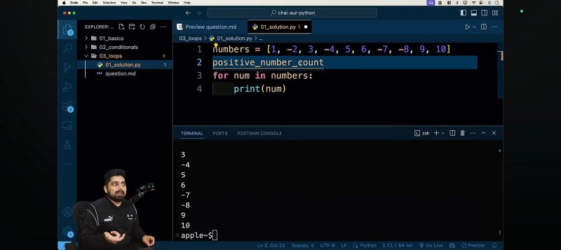 Priyanshu Sharma on LinkedIn: #python #cahiaurcode #hitesh_choudhary ... Priyanshu Sharma on LinkedIn: #python #cahiaurcode #hitesh_choudhary ...