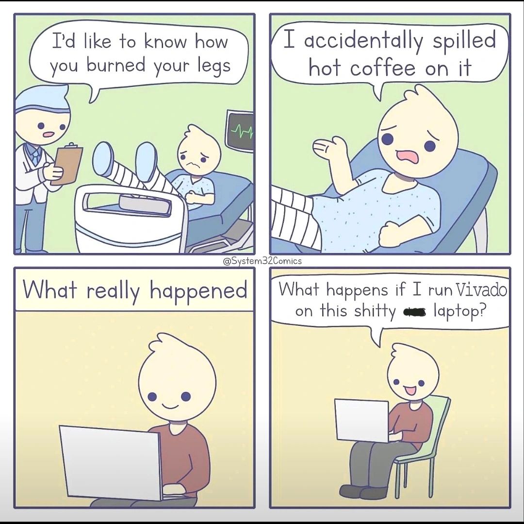 Verilog, System Verilog, VHDL Solutions on LinkedIn: Not relatable? 🙄 😅 Verilog, System Verilog, VHDL Solutions on LinkedIn: Not relatable? 🙄 😅