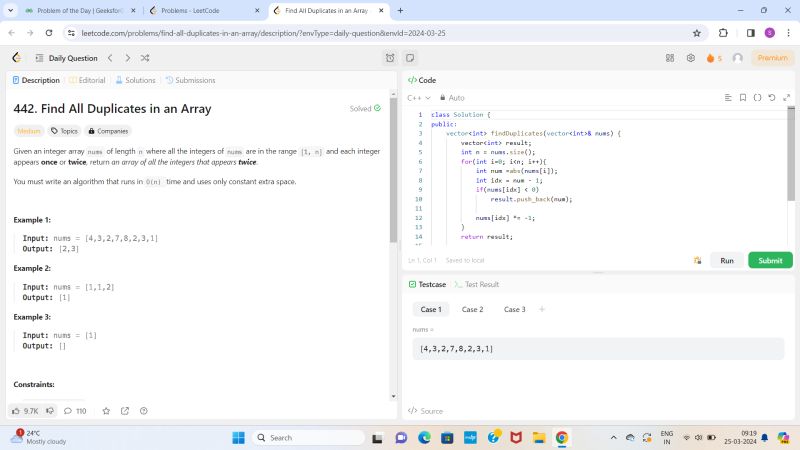 Sakshi Kumari on LinkedIn: #day2 #100dayofcodingchallenge #leetcode #dsa #c Sakshi Kumari on LinkedIn: #day2 #100dayofcodingchallenge #leetcode #dsa #c