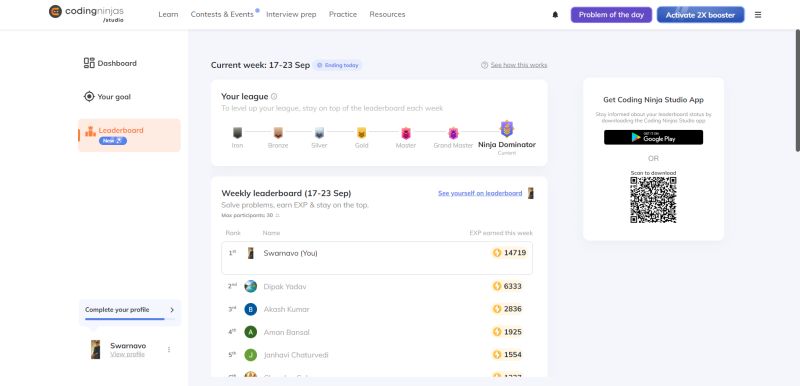 Swarnavo Pramanik on LinkedIn: #codingninjas #professionalgrowth # ... Swarnavo Pramanik on LinkedIn: #codingninjas #professionalgrowth # ...