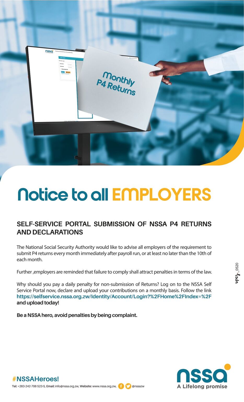 National Social Security Authority of Zimbabwe (“NSSA”) on LinkedIn: # ... National Social Security Authority of Zimbabwe (“NSSA”) on LinkedIn: # ...