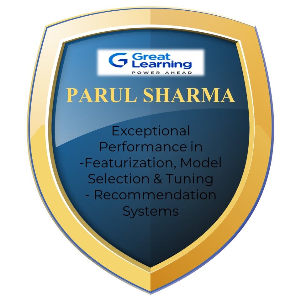 Parul Sharma on LinkedIn: #greatlearning #machinelearning #learning # ... Parul Sharma on LinkedIn: #greatlearning #machinelearning #learning # ...