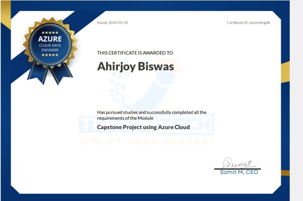 Ahirjoy Biswas, PMP, PMI-ACP, CCSP, TOGAF, CAIIB, AWS Certified ... Ahirjoy Biswas, PMP, PMI-ACP, CCSP, TOGAF, CAIIB, AWS Certified ...