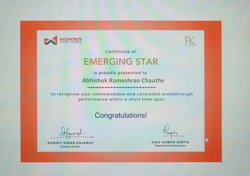Abhishek Chauthe on LinkedIn: Value award for Emerging Star from Wonder ... Abhishek Chauthe on LinkedIn: Value award for Emerging Star from Wonder ...