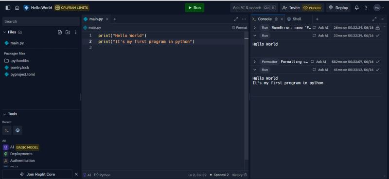 Starting my Python journey with Code with Harry | Muhammad Ali Amjad ... Starting my Python journey with Code with Harry | Muhammad Ali Amjad ...