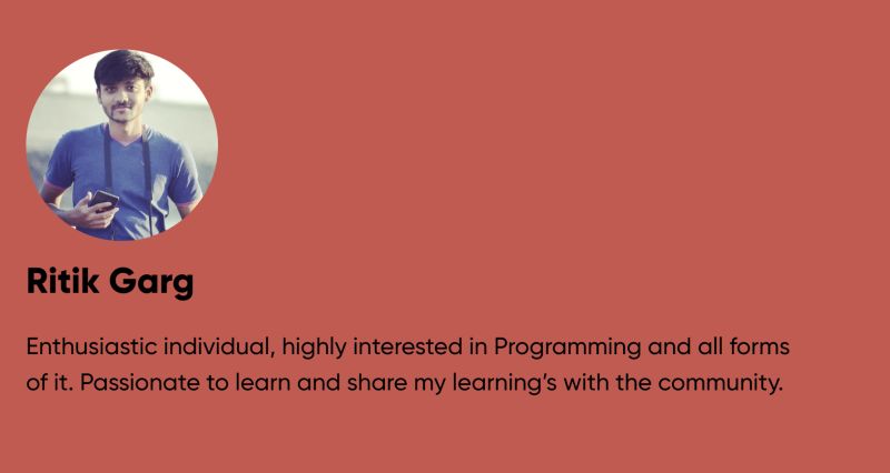 Ritik Garg on LinkedIn: #community Ritik Garg on LinkedIn: #community