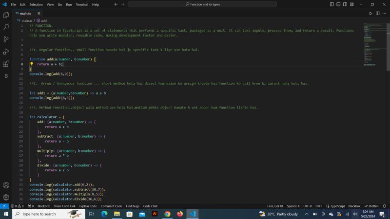Sana Tehniat on LinkedIn: #typescript #functions #inquirer Sana Tehniat on LinkedIn: #typescript #functions #inquirer