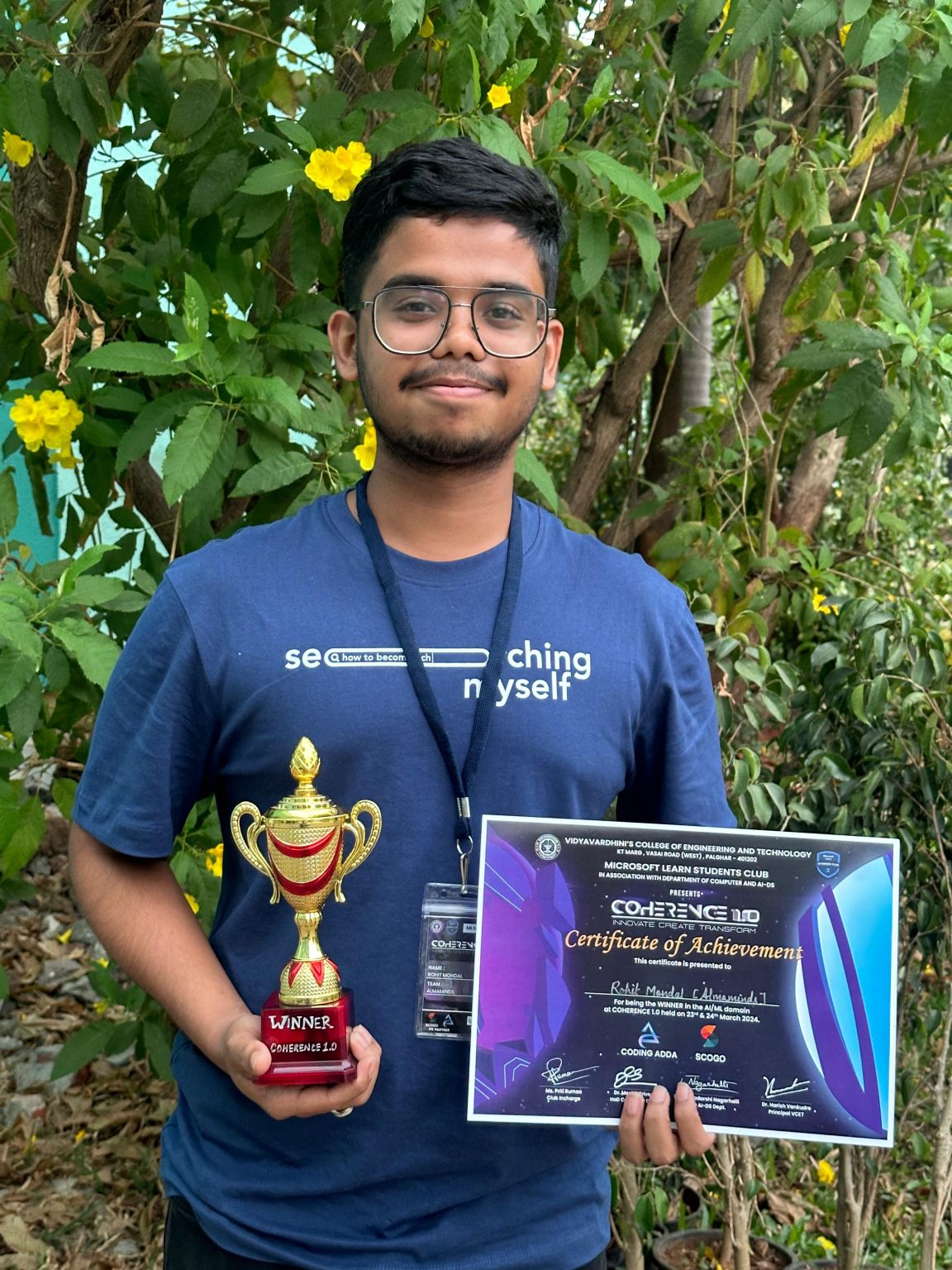 Rohit Mondal on LinkedIn: #coherence #hackathon #mlsc_vcet #competition ... Rohit Mondal on LinkedIn: #coherence #hackathon #mlsc_vcet #competition ...