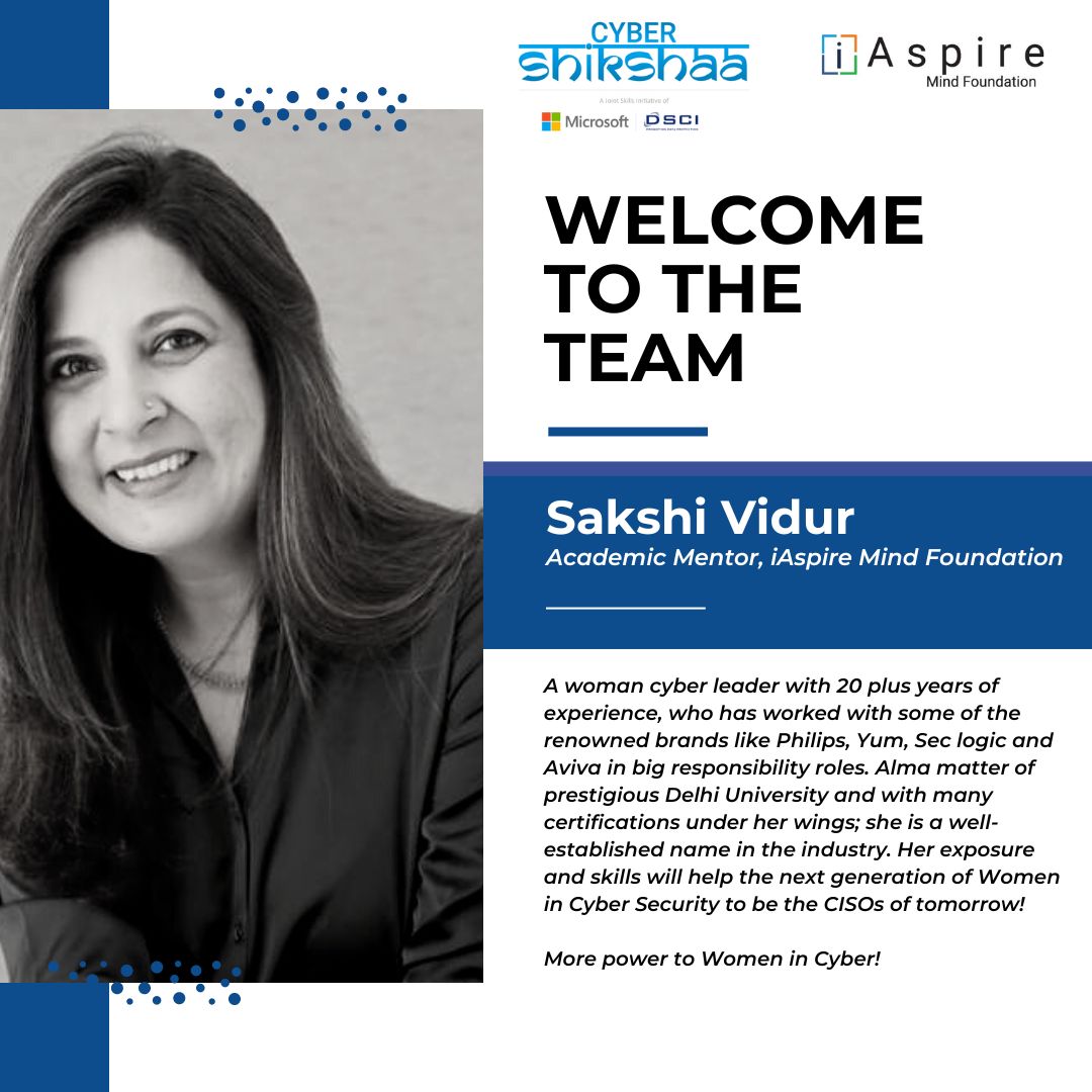 Sakshi Vidur on LinkedIn: #learning #development #cybersecurity # ... Sakshi Vidur on LinkedIn: #learning #development #cybersecurity # ...