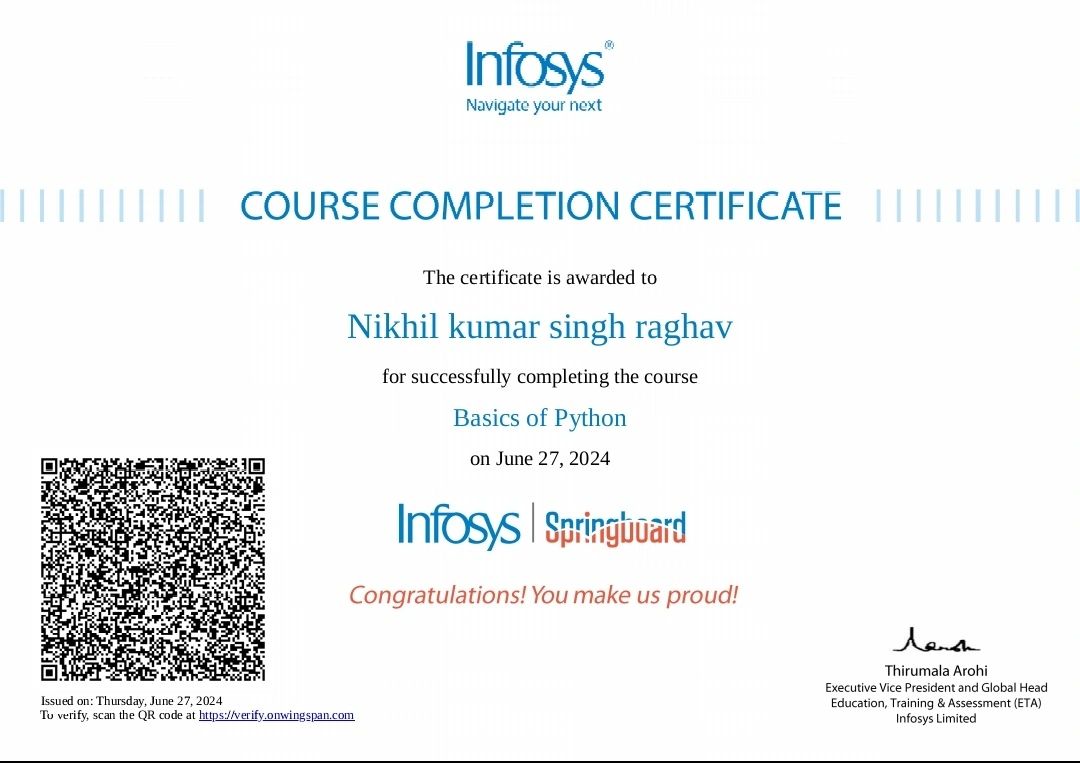 Nikhil Kumar singh raghav on LinkedIn: Basics of python Nikhil Kumar singh raghav on LinkedIn: Basics of python