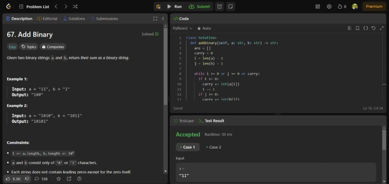 Day 16 of #30daysofcode challenge: Add binary | Patel Deep posted on ... Day 16 of #30daysofcode challenge: Add binary | Patel Deep posted on ...