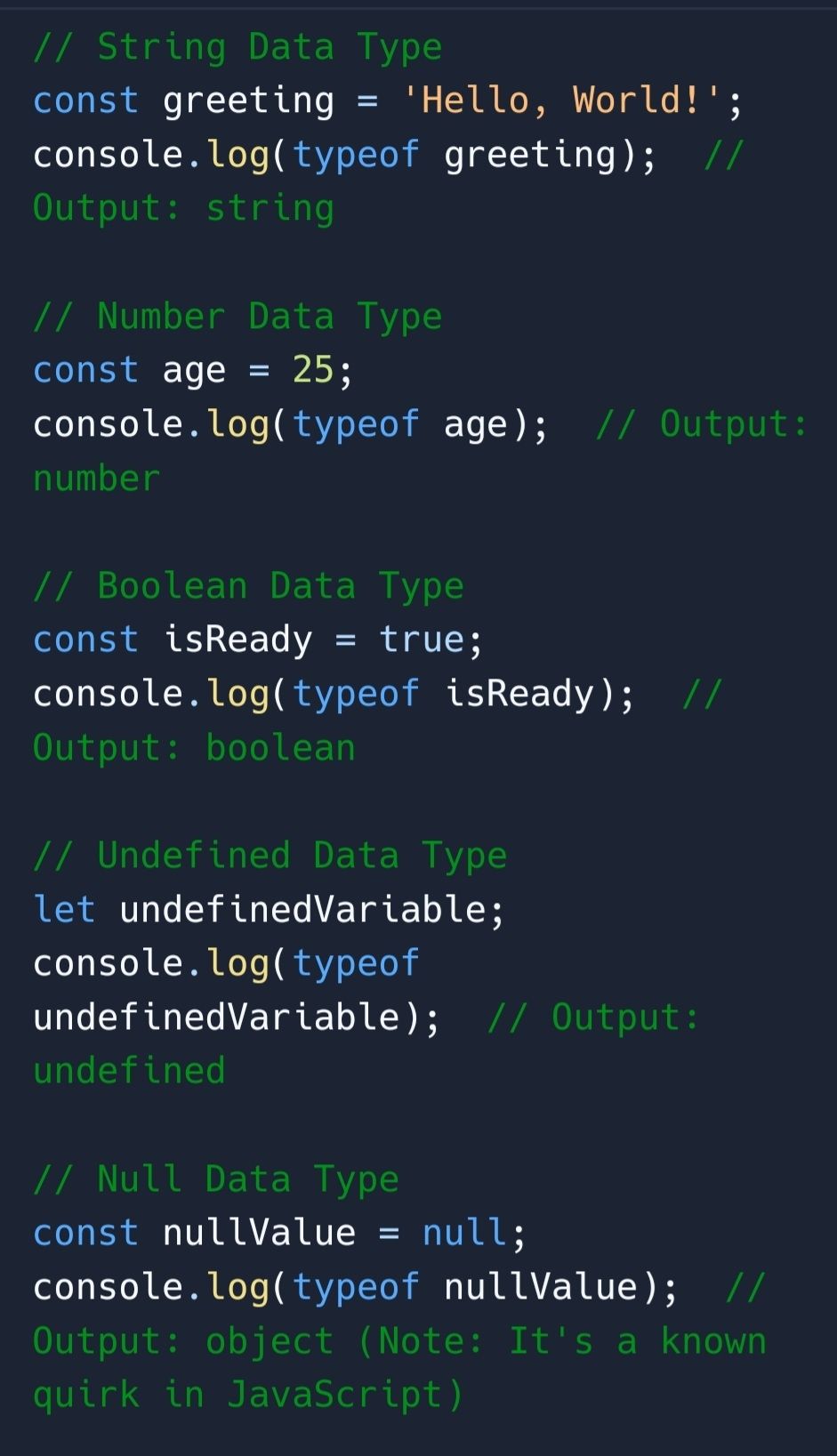 Amarjeet Singh on LinkedIn: #javascript #datatypes #codinglife # ... Amarjeet Singh on LinkedIn: #javascript #datatypes #codinglife # ...