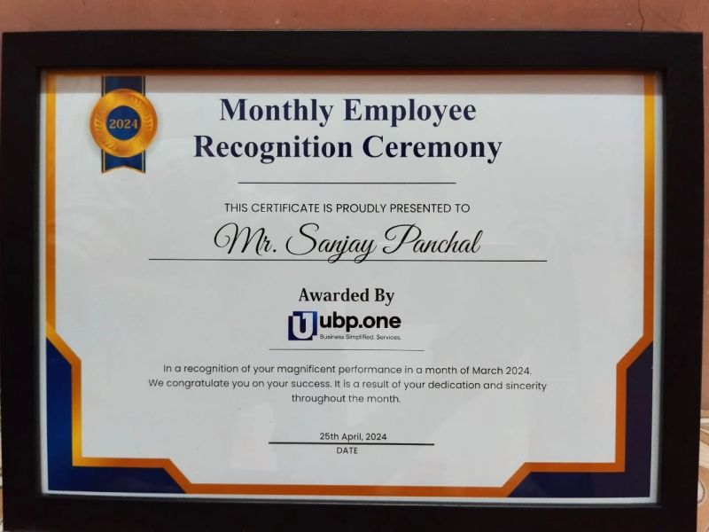 Sanjay Panchal on LinkedIn: #starofthemonth #grateful #teamwork #success Sanjay Panchal on LinkedIn: #starofthemonth #grateful #teamwork #success