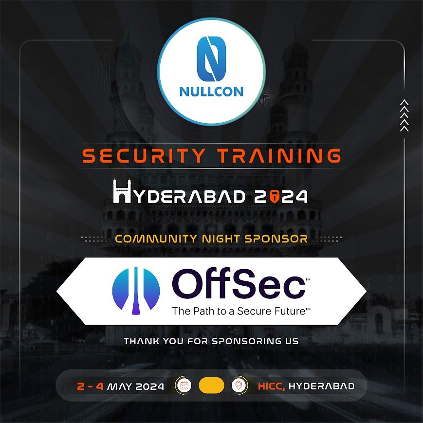 NULLCON on LinkedIn: #nullconhyd #cybersecurity NULLCON on LinkedIn: #nullconhyd #cybersecurity