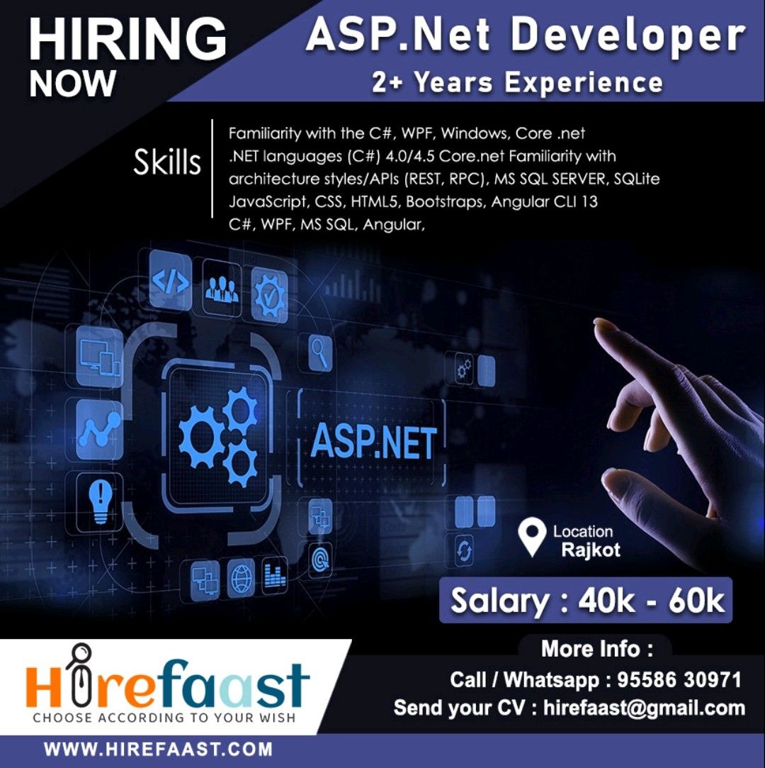 Hirefaast on LinkedIn: #urgenthiring #aspdotnet #aspdotnetdeveloper # ... Hirefaast on LinkedIn: #urgenthiring #aspdotnet #aspdotnetdeveloper # ...