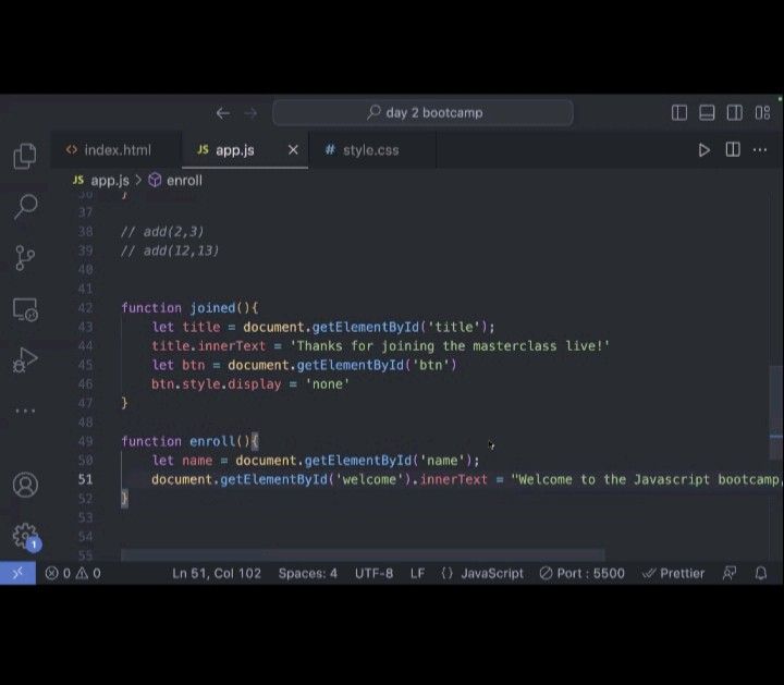 Biswajit Sahoo on LinkedIn: #javascript_bootcamp #day1 #webdevelopment ... Biswajit Sahoo on LinkedIn: #javascript_bootcamp #day1 #webdevelopment ...