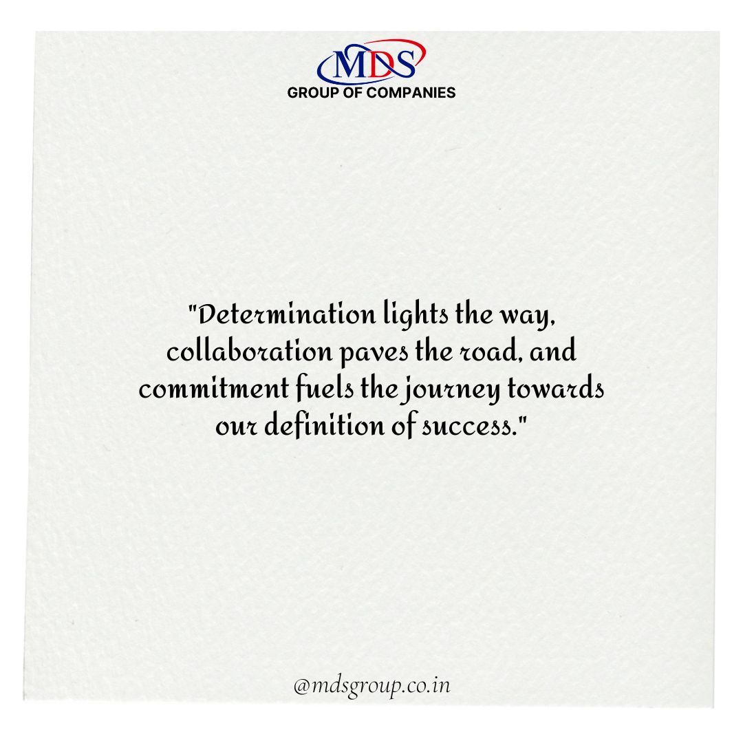 MDS Group: Dedication and Commitment for Success | SUMIT GOYAL posted ... MDS Group: Dedication and Commitment for Success | SUMIT GOYAL posted ...