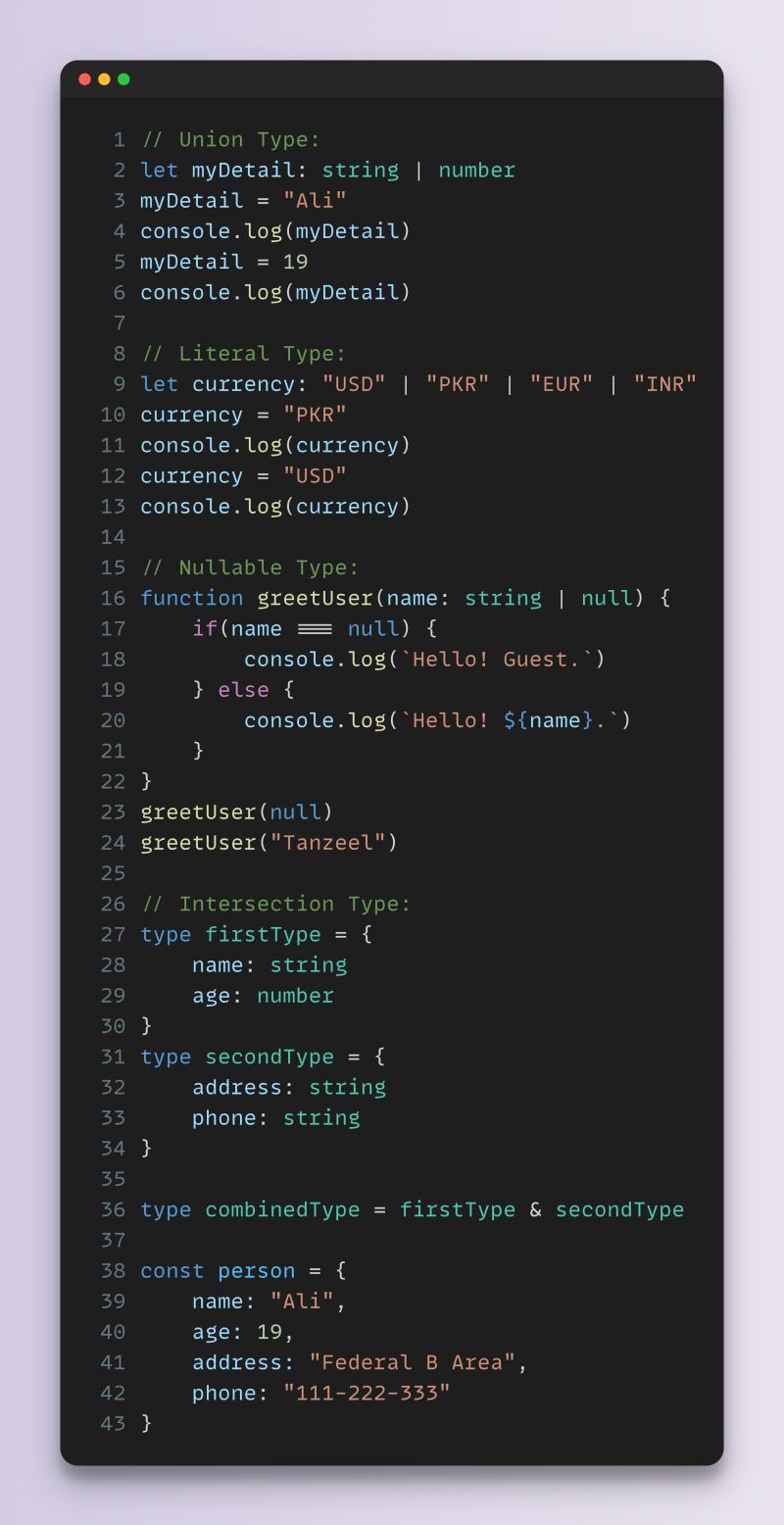 Muhammad Ali on LinkedIn: #typescript #javascript ... Muhammad Ali on LinkedIn: #typescript #javascript ...