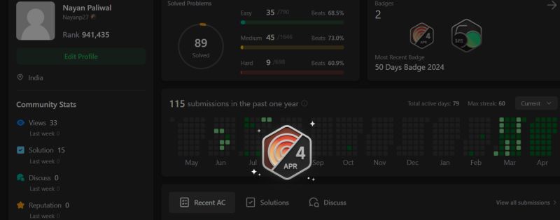 Nayan Paliwal on LinkedIn: #leetcode #codingchallenge Nayan Paliwal on LinkedIn: #leetcode #codingchallenge