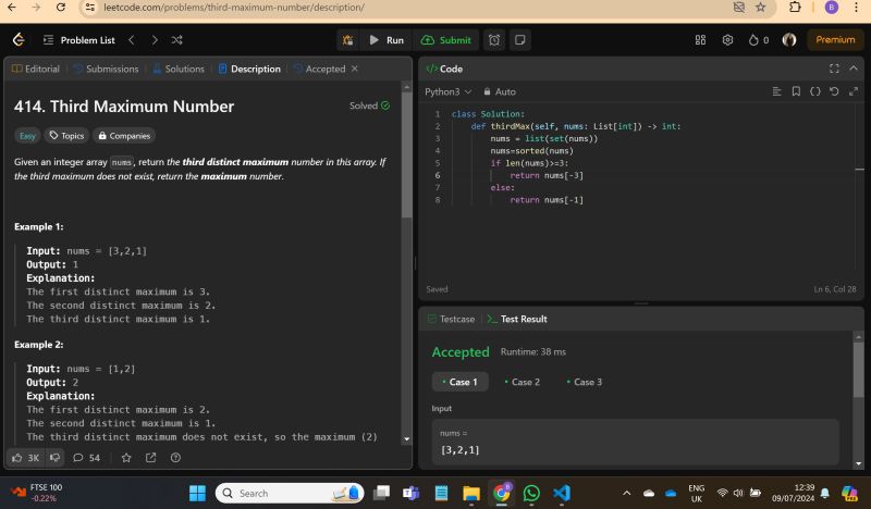 Bhanu Pratap on LinkedIn: Back to Leetcode Questions Third Maximum Number Bhanu Pratap on LinkedIn: Back to Leetcode Questions Third Maximum Number