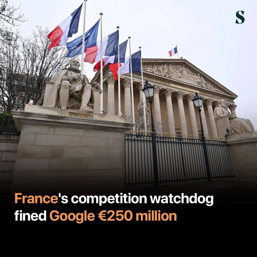 Swipeline on LinkedIn: France's competition watchdog has fined Google € ... Swipeline on LinkedIn: France's competition watchdog has fined Google € ...