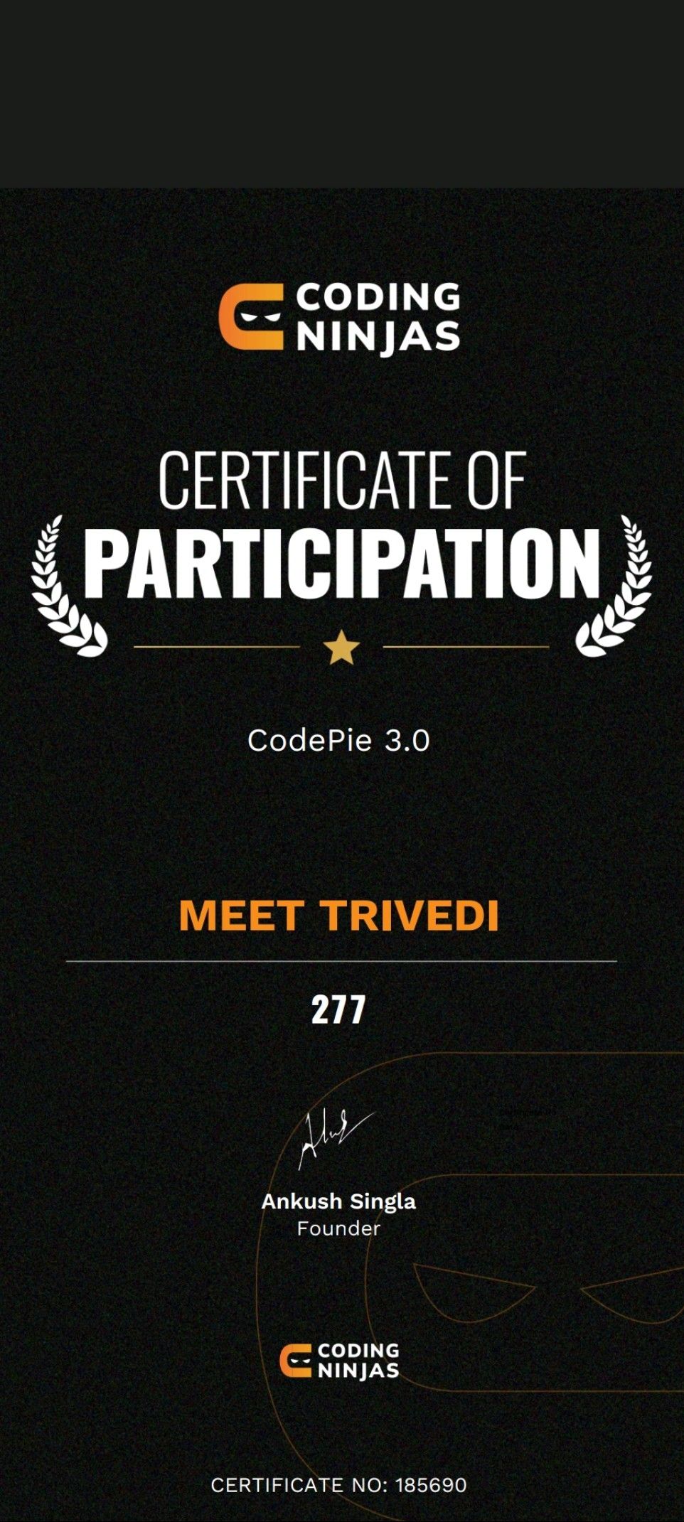 Meet Trivedi on LinkedIn: #share #coding #codingninjas Meet Trivedi on LinkedIn: #share #coding #codingninjas