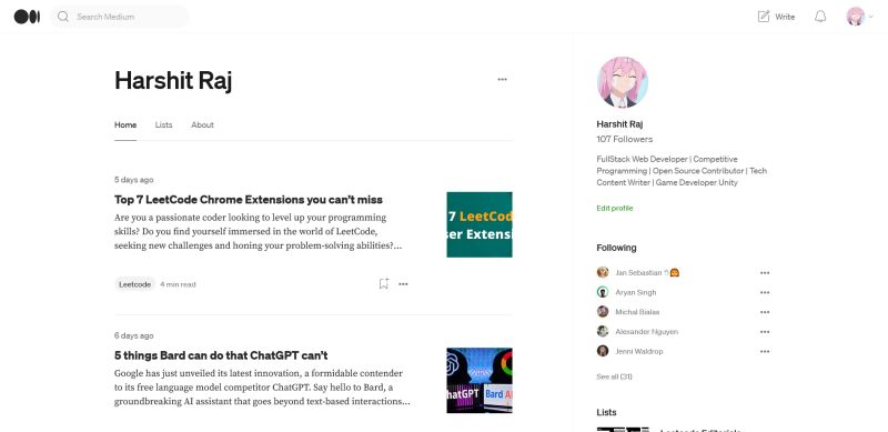 Harshit Raj on LinkedIn: #webdevelopment #coding #writing # ... Harshit Raj on LinkedIn: #webdevelopment #coding #writing # ...