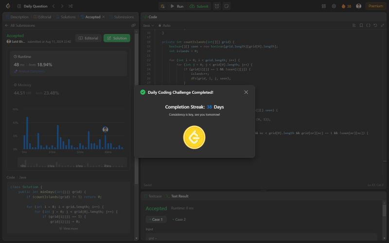 Sahil Bhosale on LinkedIn: #day72 #100daysofcode #leetcode # ... Sahil Bhosale on LinkedIn: #day72 #100daysofcode #leetcode # ...
