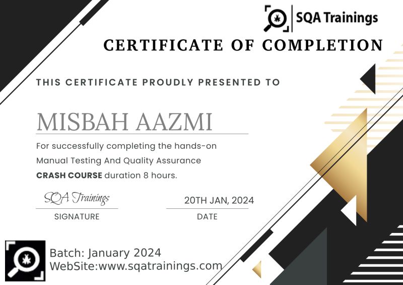 SQA Trainings on LinkedIn: #manualtesting #qa #trainings #testing # ... SQA Trainings on LinkedIn: #manualtesting #qa #trainings #testing # ...