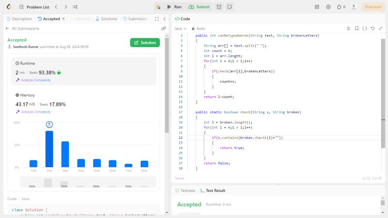 Santhosh Kumar S on LinkedIn: #java #leetcode #coding #problemsolving # ... Santhosh Kumar S on LinkedIn: #java #leetcode #coding #problemsolving # ...