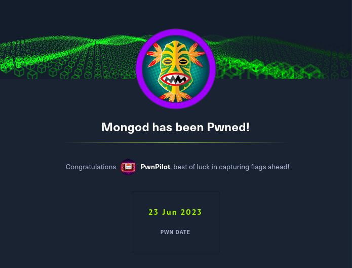 ABHISHEK KUMAR SINGH on LinkedIn: hackthebox Mongod Pwned ABHISHEK KUMAR SINGH on LinkedIn: hackthebox Mongod Pwned