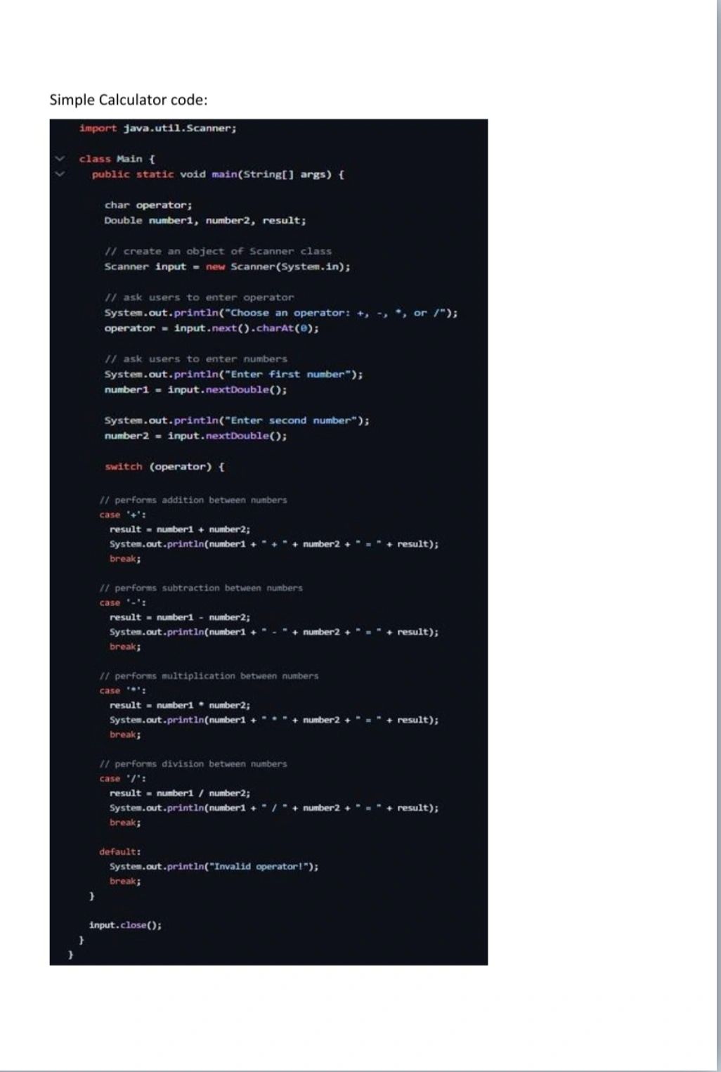Hamaad iftikhar on LinkedIn: Here is the week-1 task of Java ... Hamaad iftikhar on LinkedIn: Here is the week-1 task of Java ...