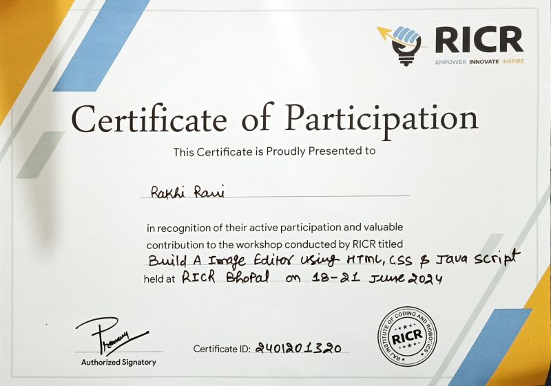 Rakhi Rani on LinkedIn: #webdevelopment #html #css #javascript #ricr # ... Rakhi Rani on LinkedIn: #webdevelopment #html #css #javascript #ricr # ...
