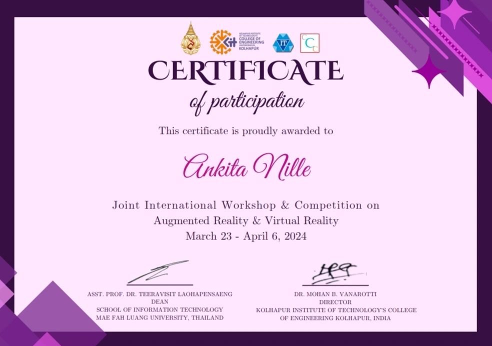 Ankita Nille on LinkedIn: Thrilled to have participated in the Joint ... Ankita Nille on LinkedIn: Thrilled to have participated in the Joint ...