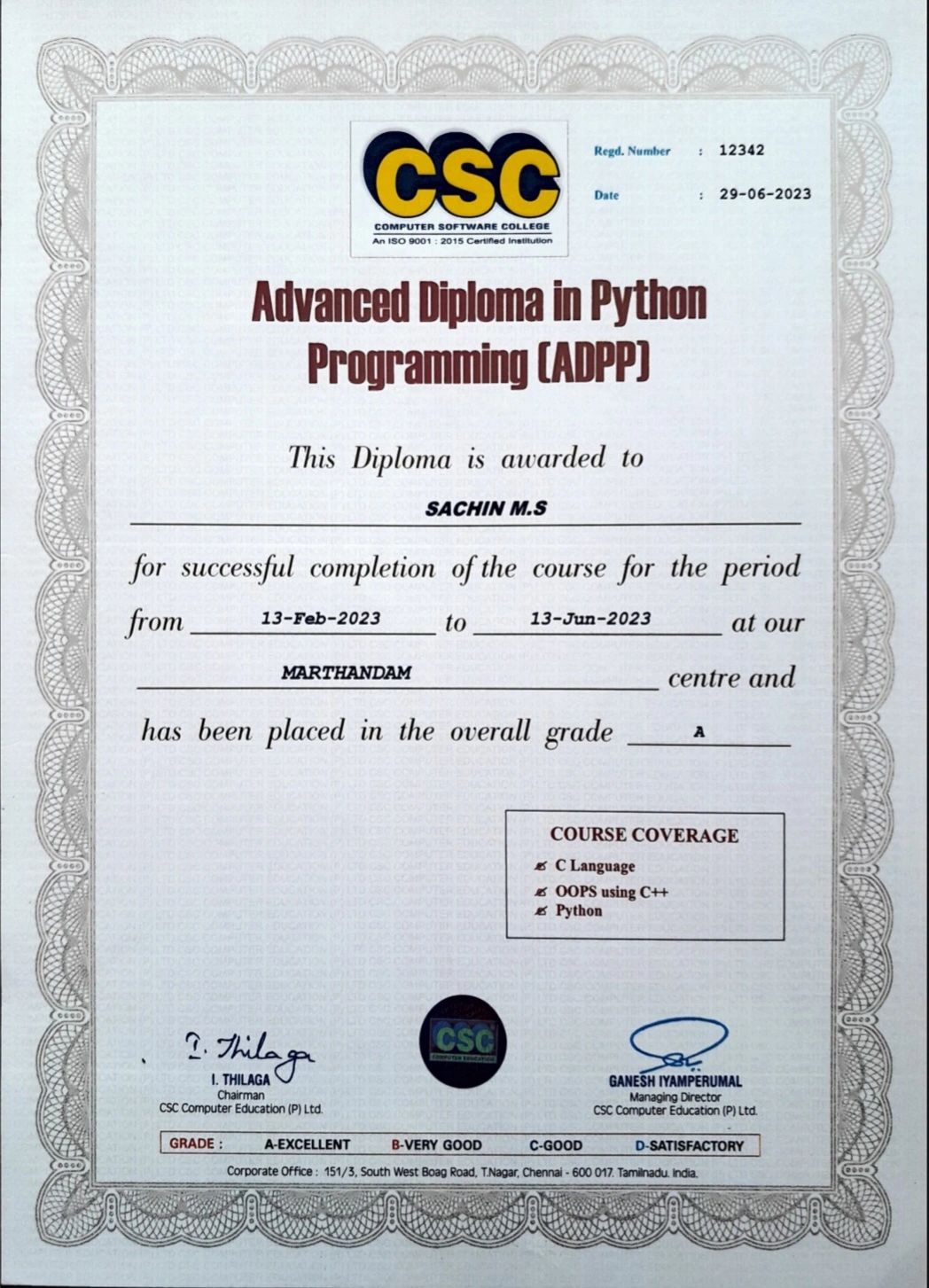 Sachin M S on LinkedIn: #computercourses #pythonprogramming # ... Sachin M S on LinkedIn: #computercourses #pythonprogramming # ...