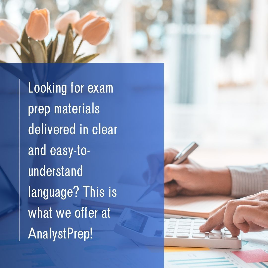 AnalystPrep on LinkedIn: #cfa #cfaexam #cfainstitute #frmexam #garp #frm AnalystPrep on LinkedIn: #cfa #cfaexam #cfainstitute #frmexam #garp #frm
