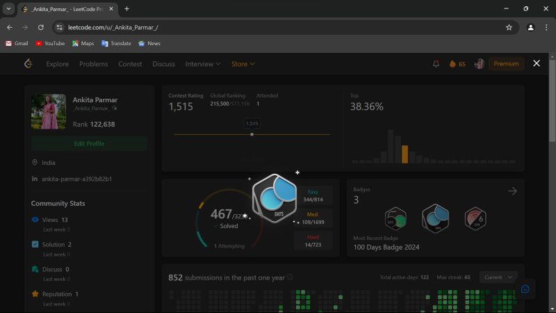 Ankita Parmar on LinkedIn: #leetcode #100daysofcode #programming # ... Ankita Parmar on LinkedIn: #leetcode #100daysofcode #programming # ...
