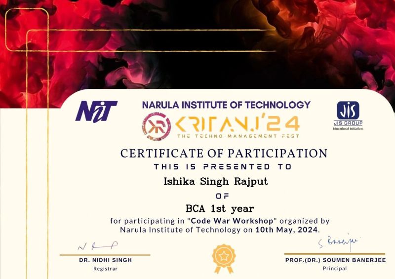 Ishika Singh Rajput on LinkedIn: #continuouslearning # ... Ishika Singh Rajput on LinkedIn: #continuouslearning # ...