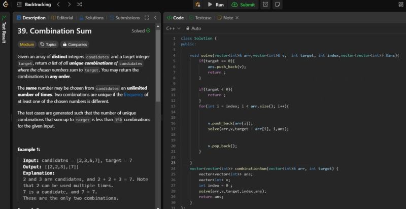 Join LeetCode's challenge for backtracking | Divya Prakash Singh posted ... Join LeetCode's challenge for backtracking | Divya Prakash Singh posted ...
