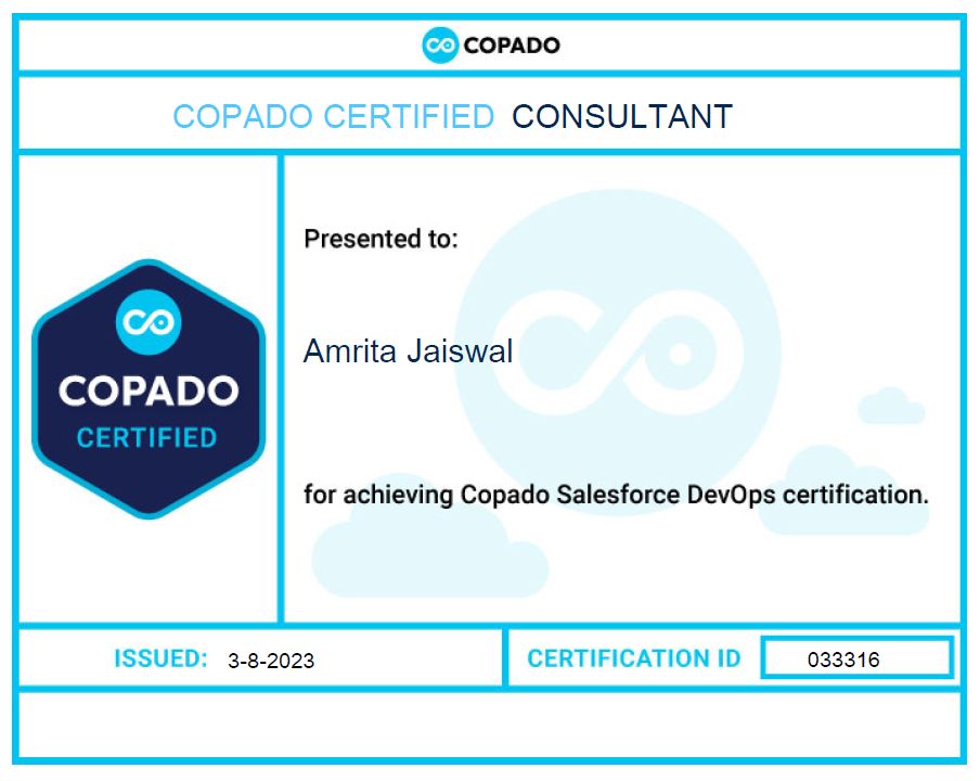 Amrita Jaiswal on LinkedIn: #copadocertified #deloittedigital # ... Amrita Jaiswal on LinkedIn: #copadocertified #deloittedigital # ...