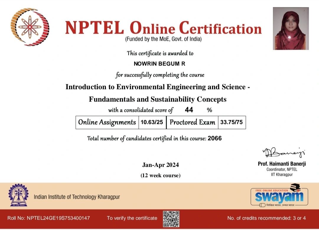 Nowrin Begum on LinkedIn: Completed certification. Honored to be ... Nowrin Begum on LinkedIn: Completed certification. Honored to be ...