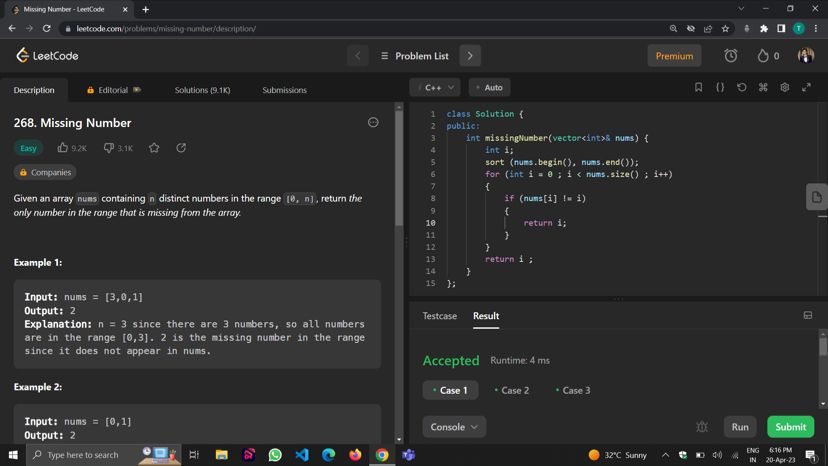 Tanish Chandak on LinkedIn: #100daysofcodechallenge #leetcode2023 #c # ... Tanish Chandak on LinkedIn: #100daysofcodechallenge #leetcode2023 #c # ...