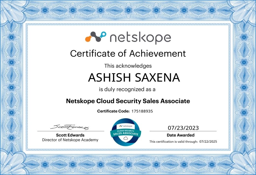 Ashish Saxena on LinkedIn: #sase #sse #casb Ashish Saxena on LinkedIn: #sase #sse #casb