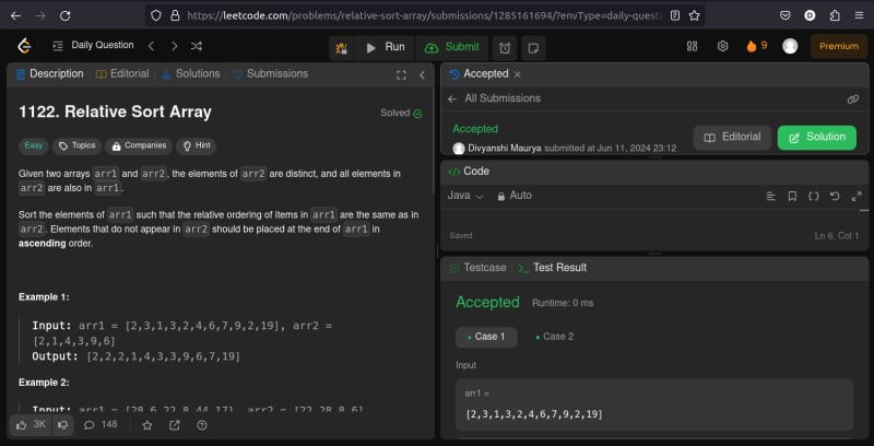 Divyanshi Maurya on LinkedIn: #100daysofcode #leetcode #geeksforgeeks #dsa Divyanshi Maurya on LinkedIn: #100daysofcode #leetcode #geeksforgeeks #dsa