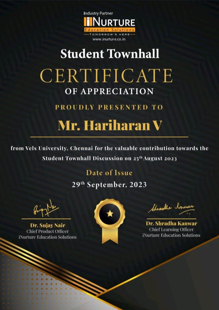 Hariharan .v posted on LinkedIn Hariharan .v posted on LinkedIn