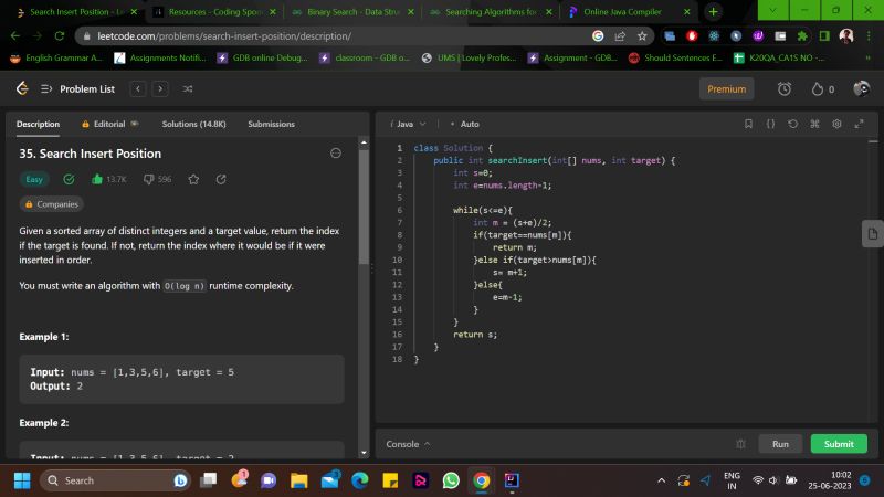 Nikhil Kumar on LinkedIn: #leetcode #binarysearch #problemsolving # ... Nikhil Kumar on LinkedIn: #leetcode #binarysearch #problemsolving # ...