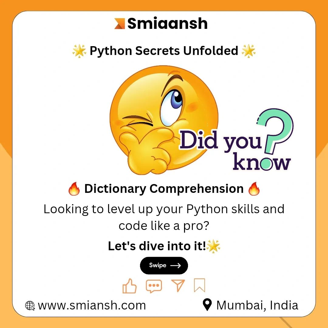 Smiansh Technologies on LinkedIn: #python #pythonprogramming # ... Smiansh Technologies on LinkedIn: #python #pythonprogramming # ...