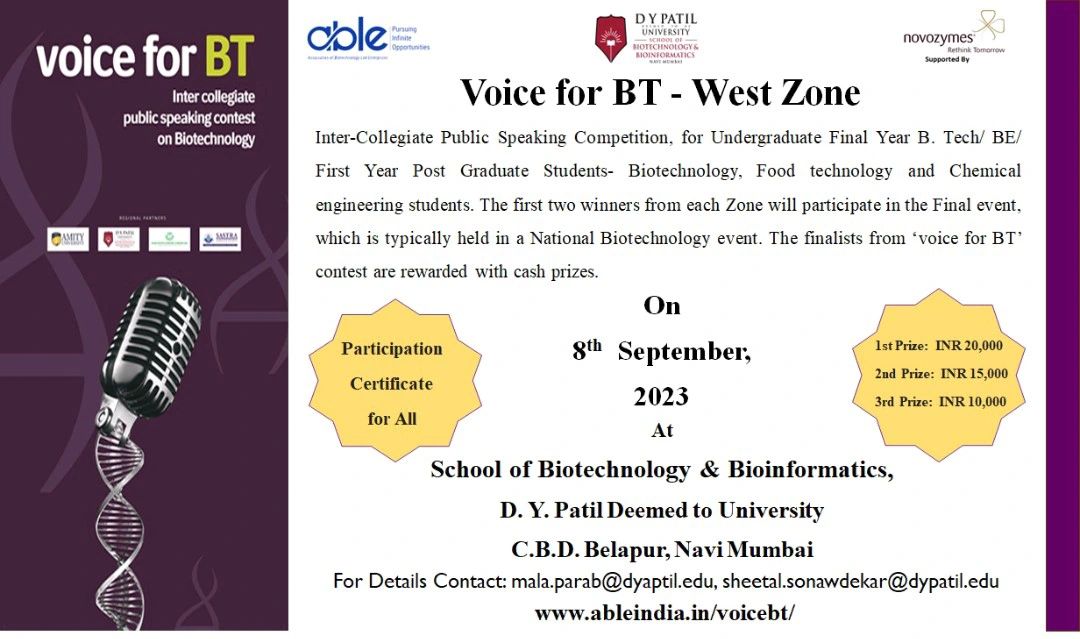 Dr. Mala Parab on LinkedIn: School of Biotechnology and Bioinformatics ... Dr. Mala Parab on LinkedIn: School of Biotechnology and Bioinformatics ...